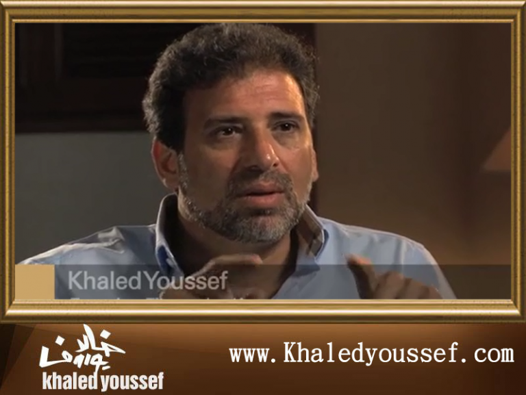 المخرج خالد يوسف في لقاء تلفزيوني خلال حديثه عن رحلته مع عالم السينما – 2011 – Khaled Youssef ...